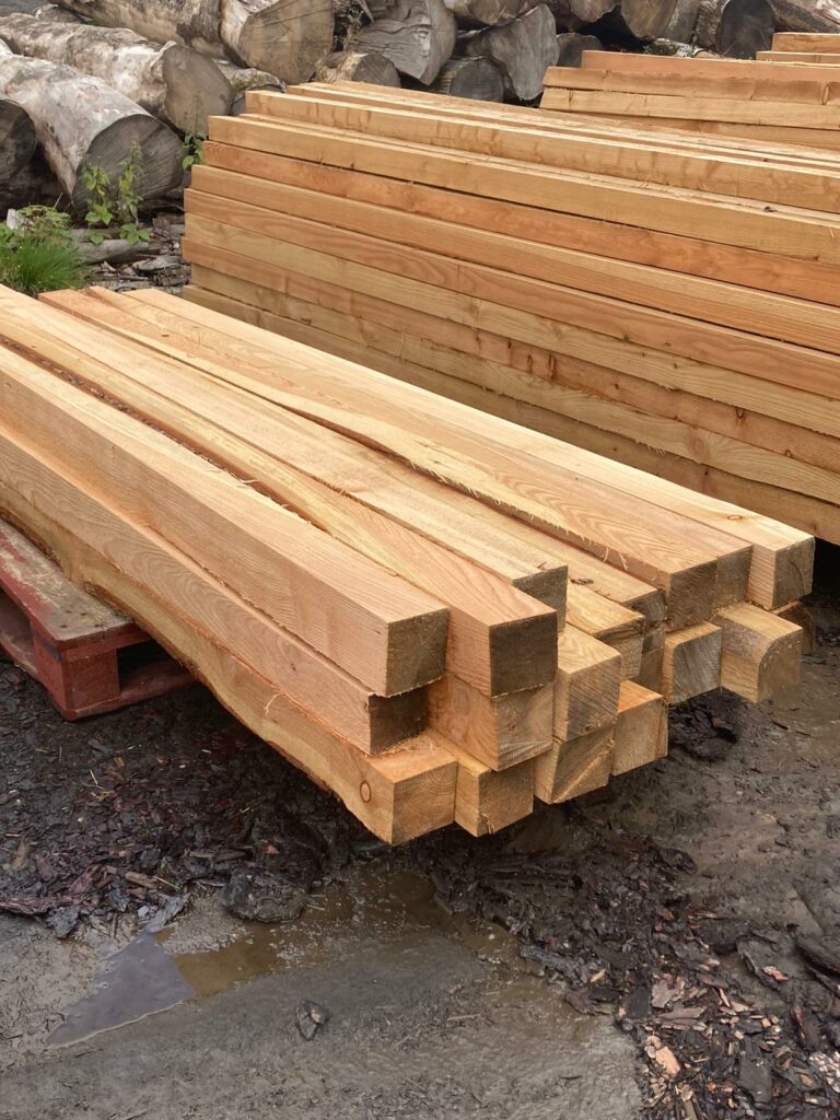 Larch 2.4m fence post (untreated) - Northumberland Logs